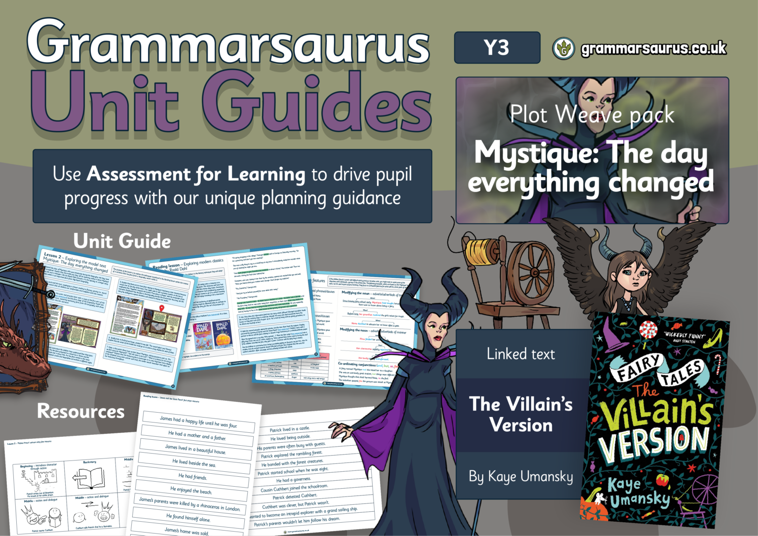 Year 3/4 Unit Guide – Plot Weave Pack – Mystique: The day everything changed - Grammarsaurus