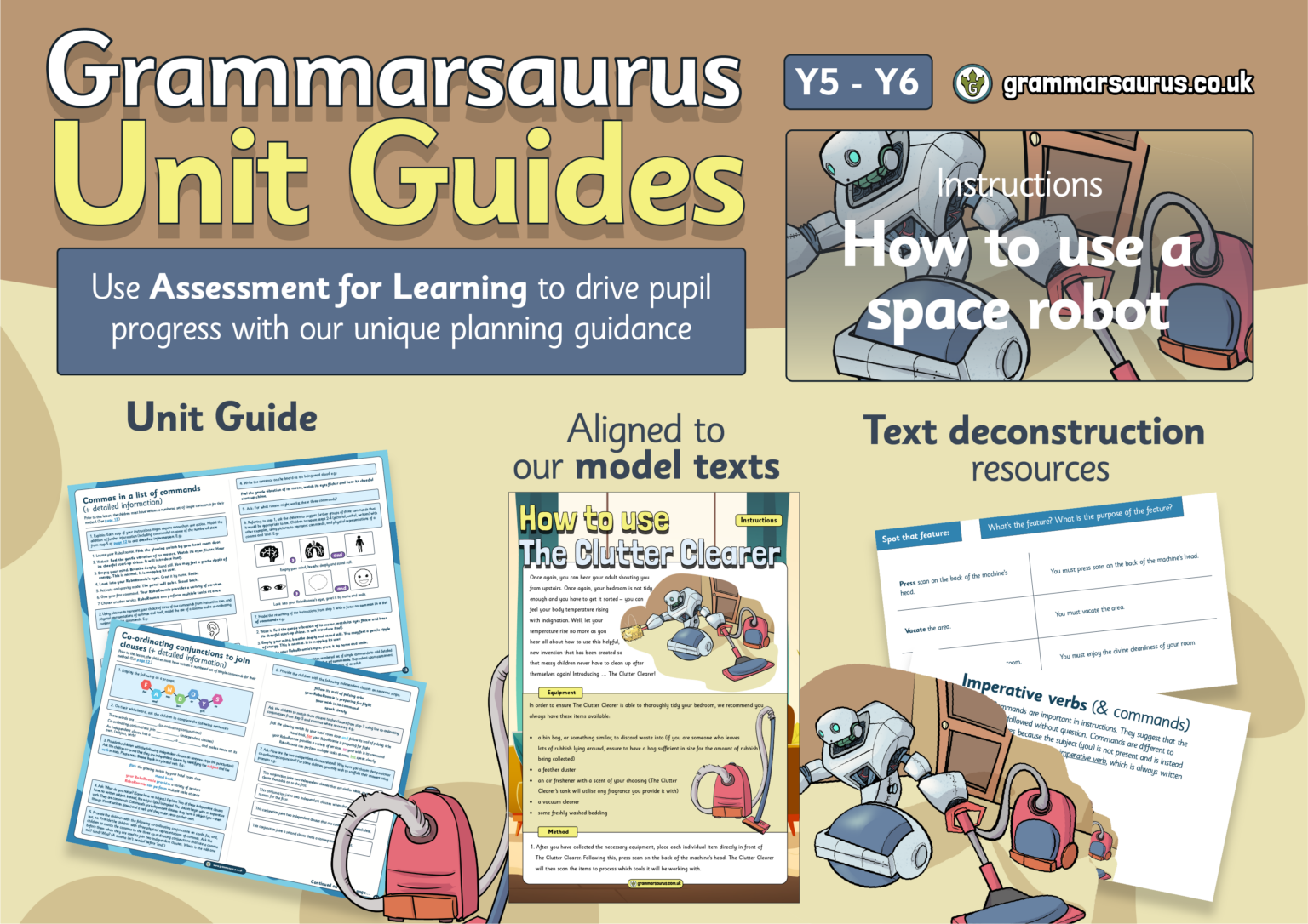 Year 5/6 Unit Guide – Instructions – How to use a space robot ...