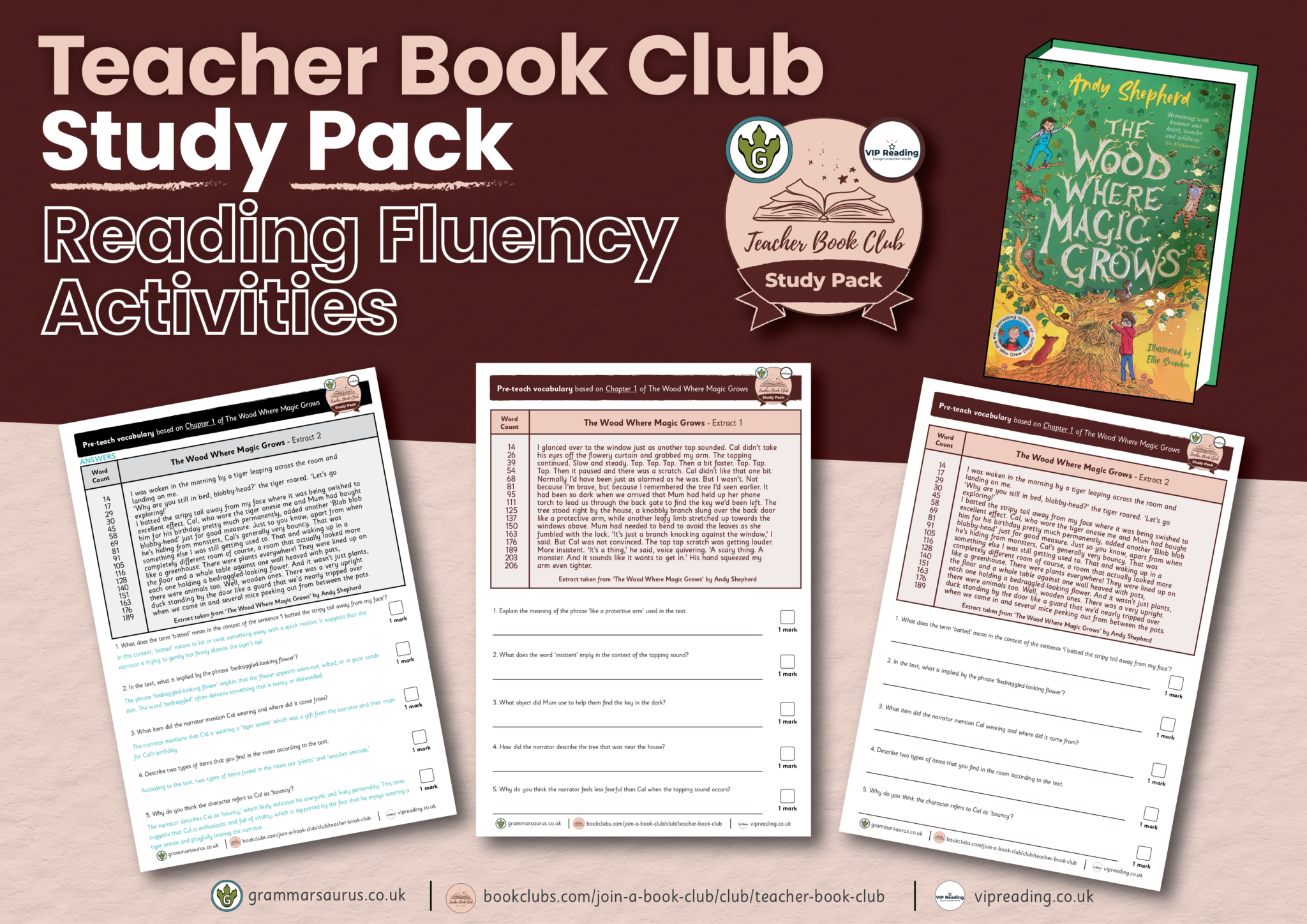 Teacher Book Club - The Wood Where Magic Grows - Andy Shepherd ...