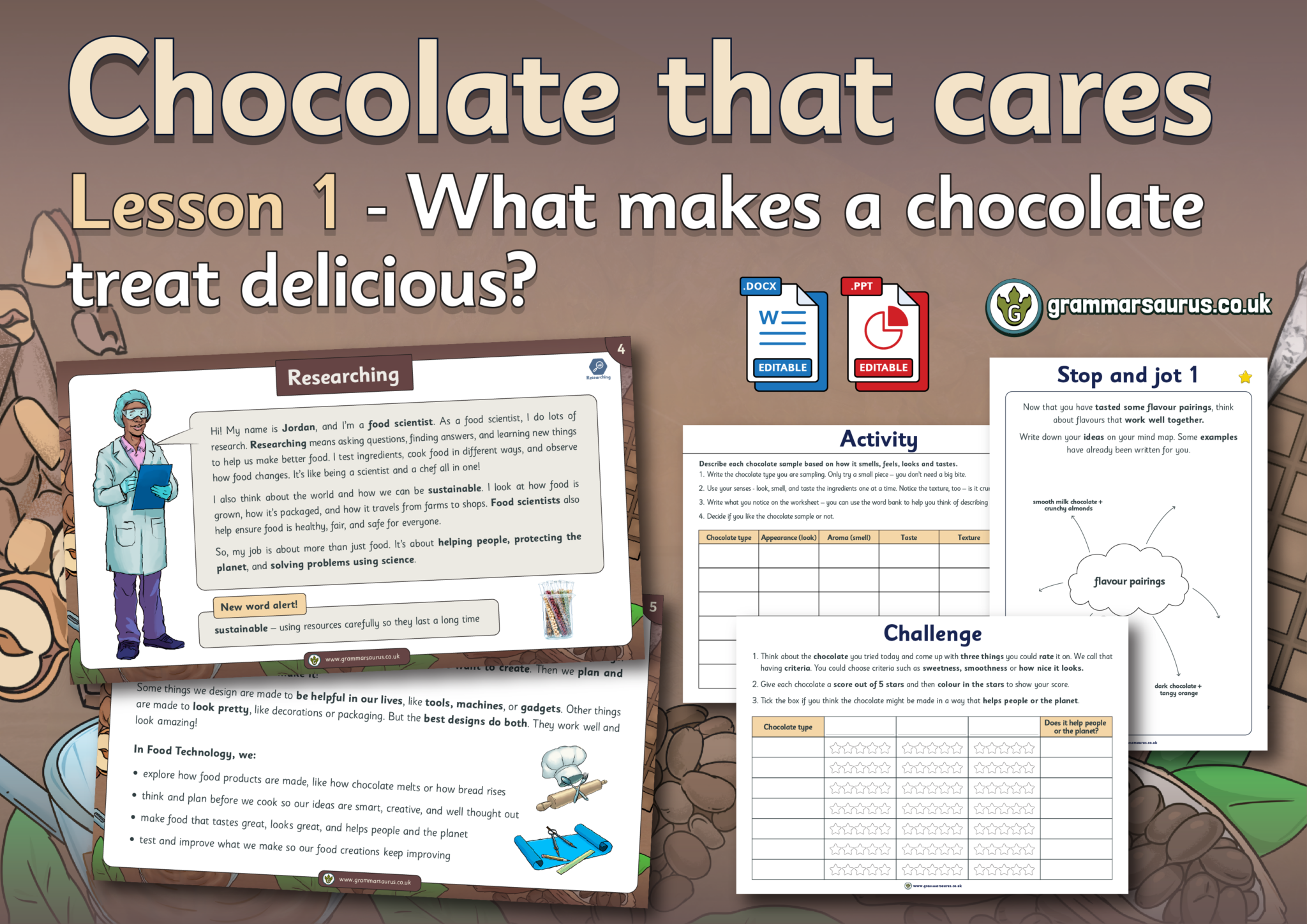 Year 4 – Cooking and Nutrition – Chocolate that cares – What makes a ...