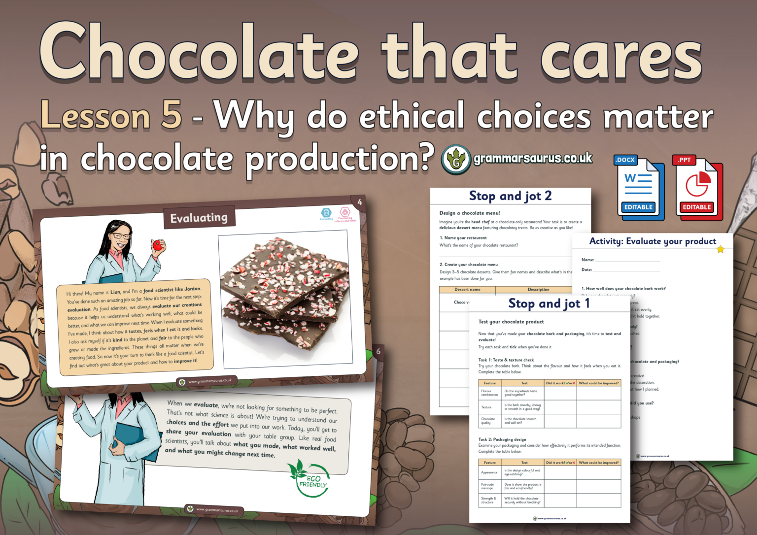 Year 4 – Cooking and Nutrition – Chocolate that cares – Why do ethical ...