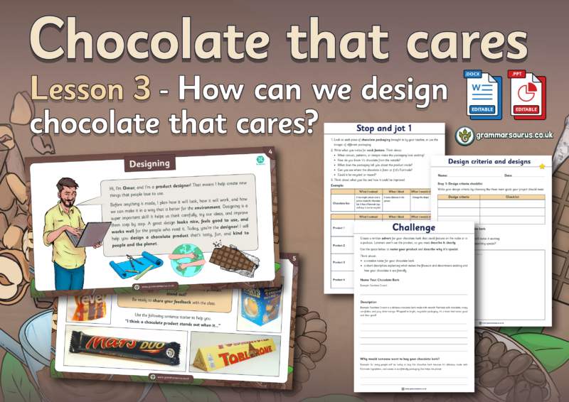 Year 4 – Chocolate that cares – How can we design chocolate that cares ...