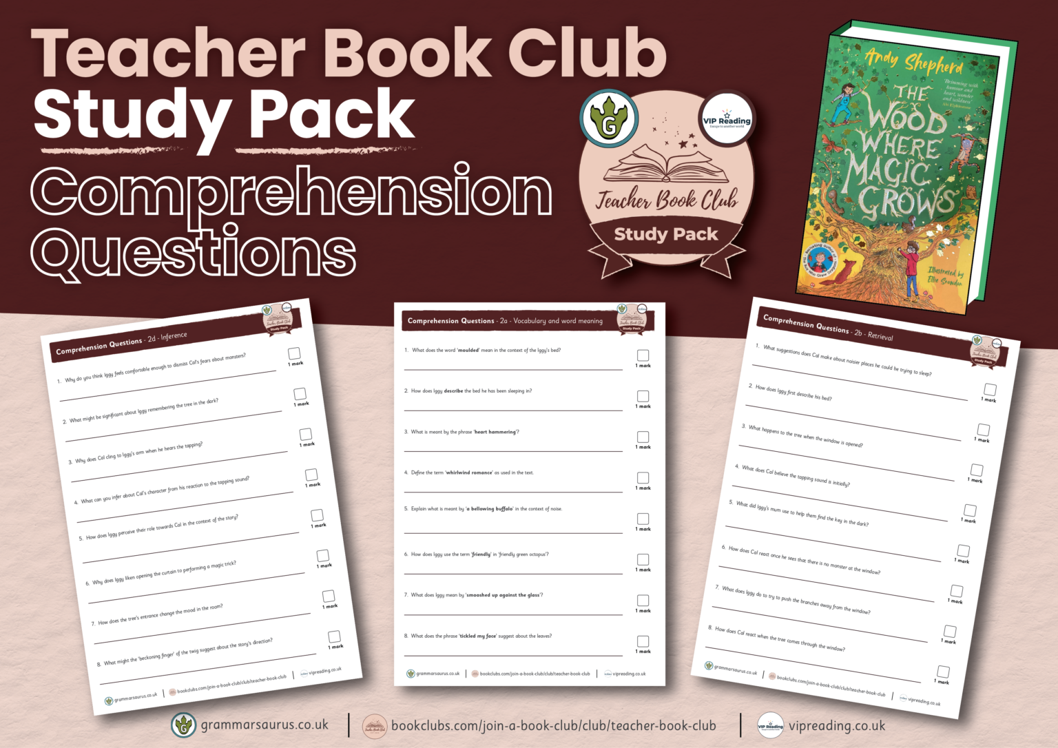 Teacher Book Club - The Wood Where Magic Grows - Andy Shepherd ...