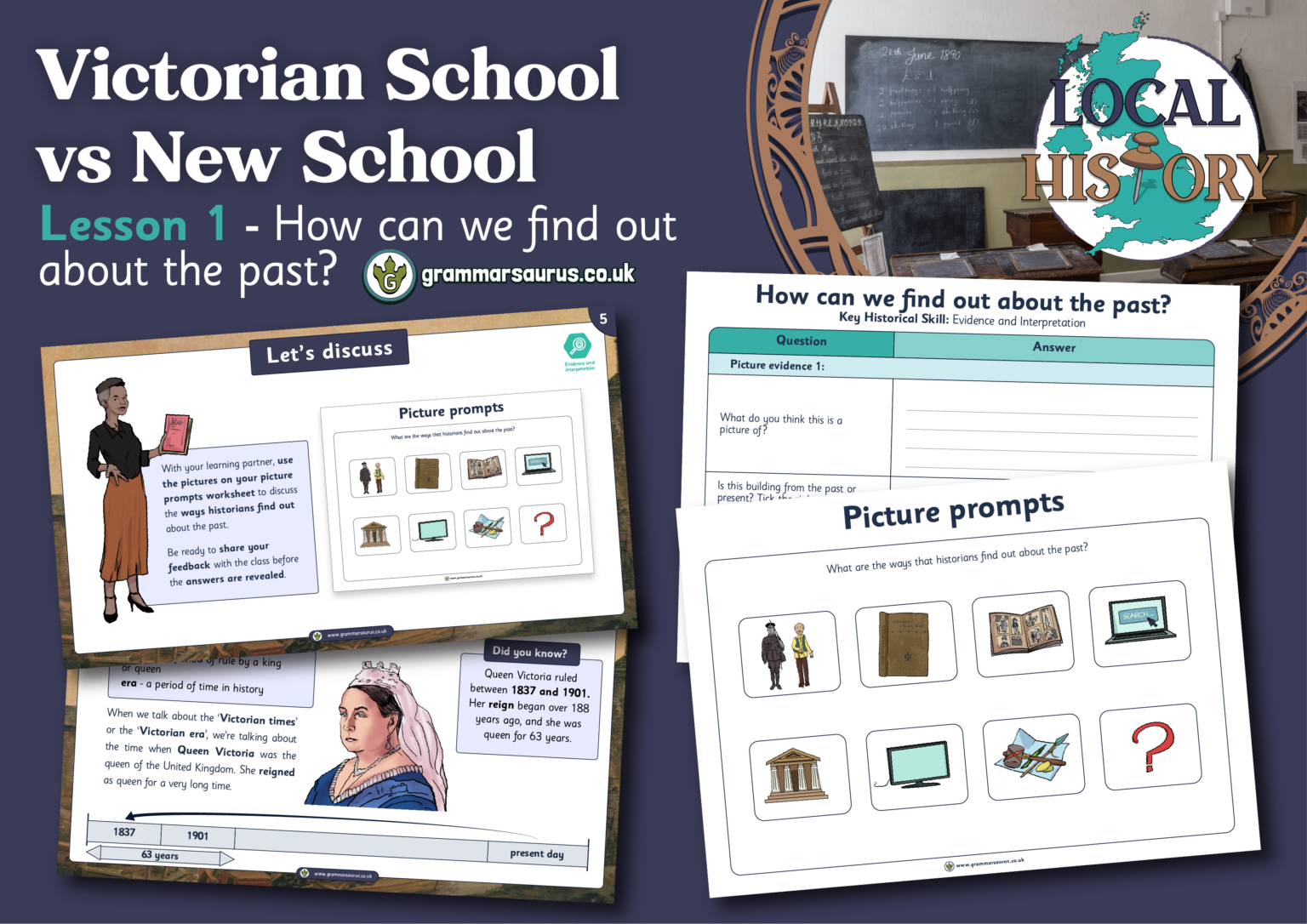 KS1 Local history - Victorian school vs New school - How can we find ...