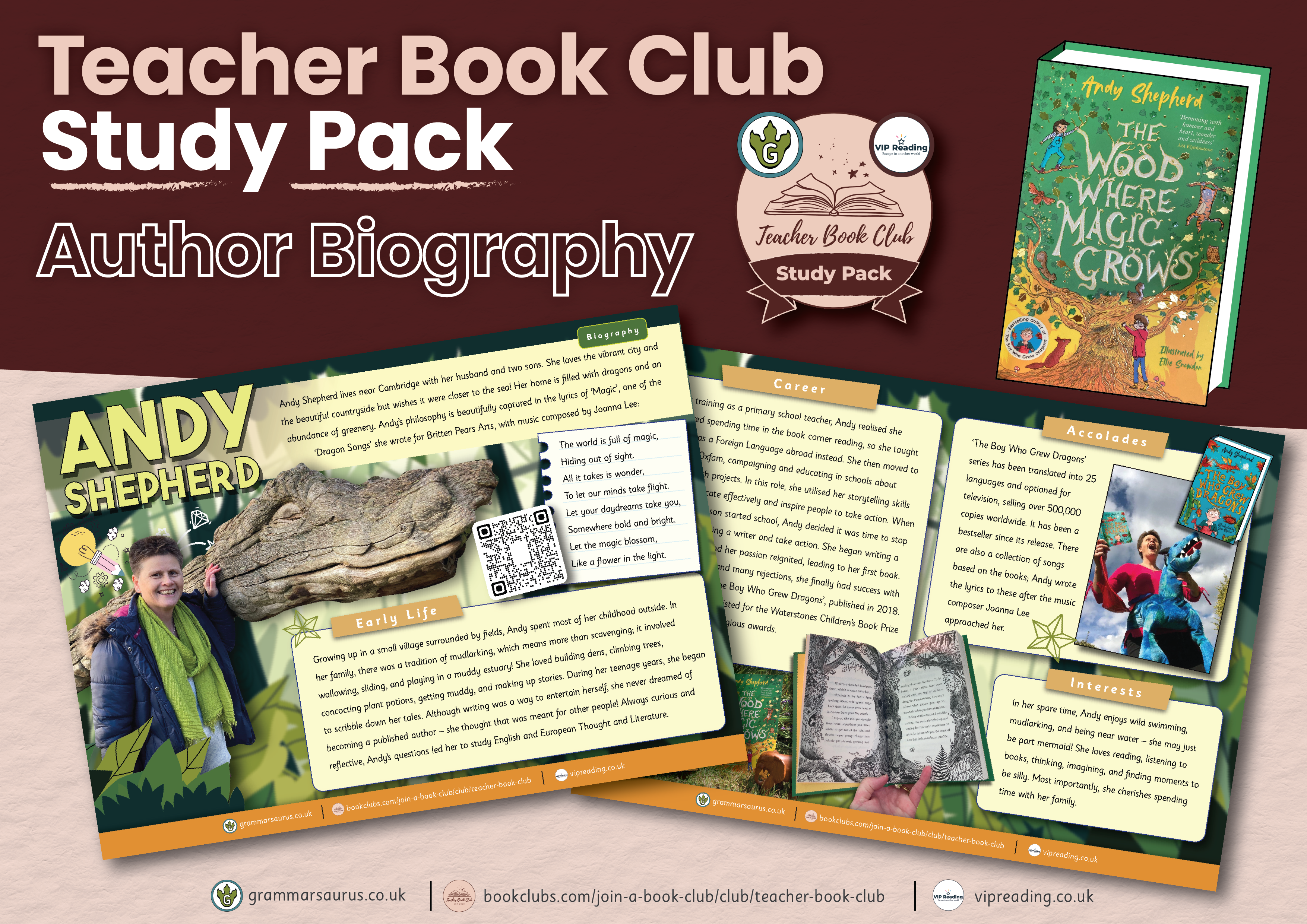 Teacher Book Club - The Wood Where Magic Grows - Andy Shepherd - Author ...