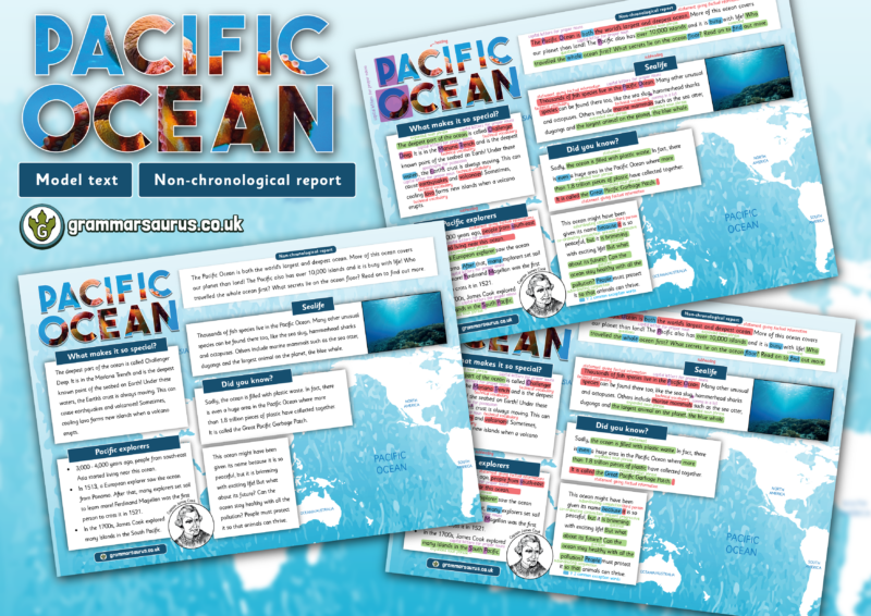 Year 2 Model Text – Non-chronological report – Pacific Ocean ...