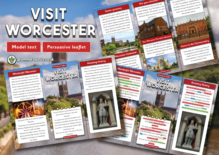 Y4 Persuasive - Advert/leaflet - Grammarsaurus