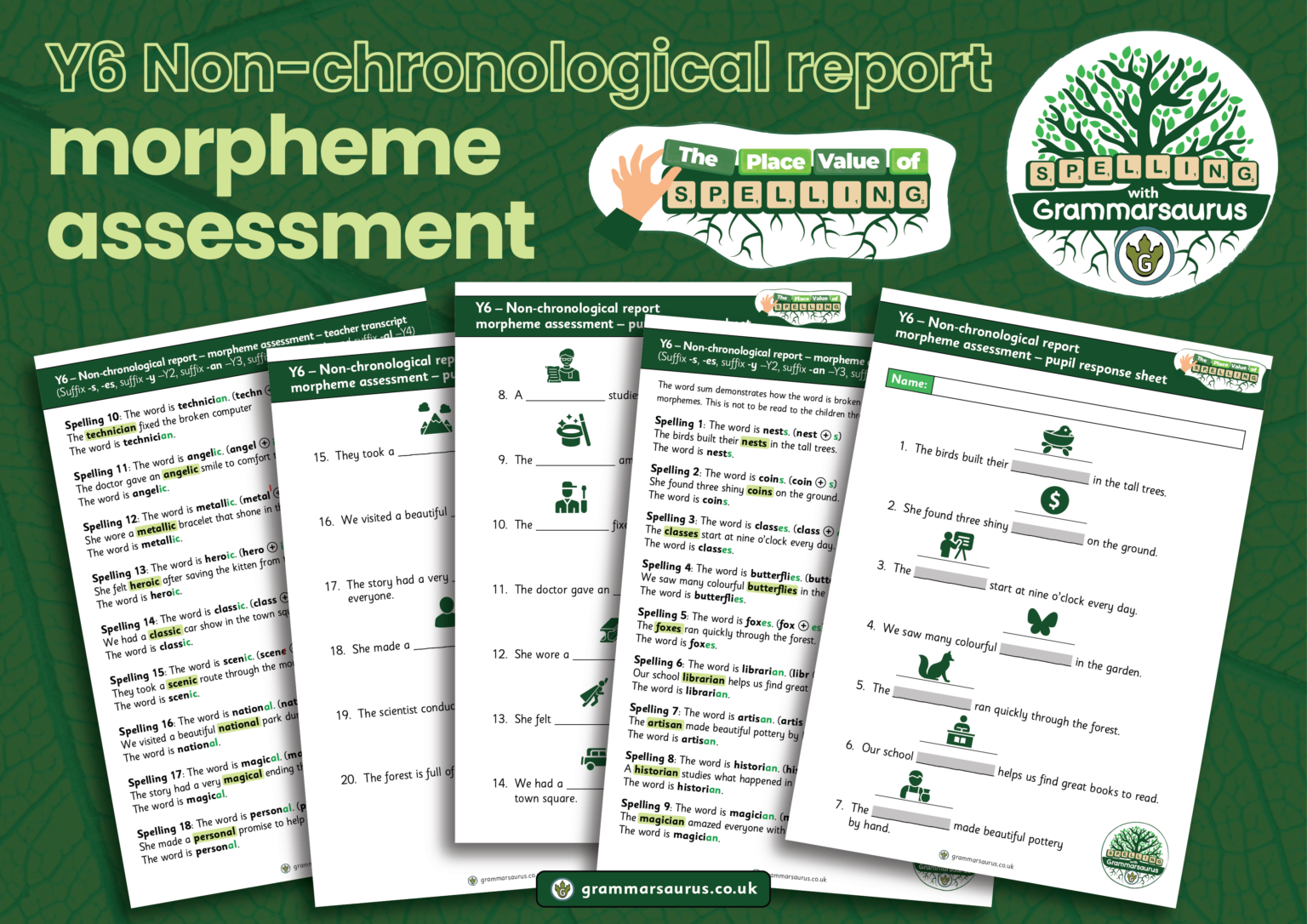 web assessment ad - Grammarsaurus