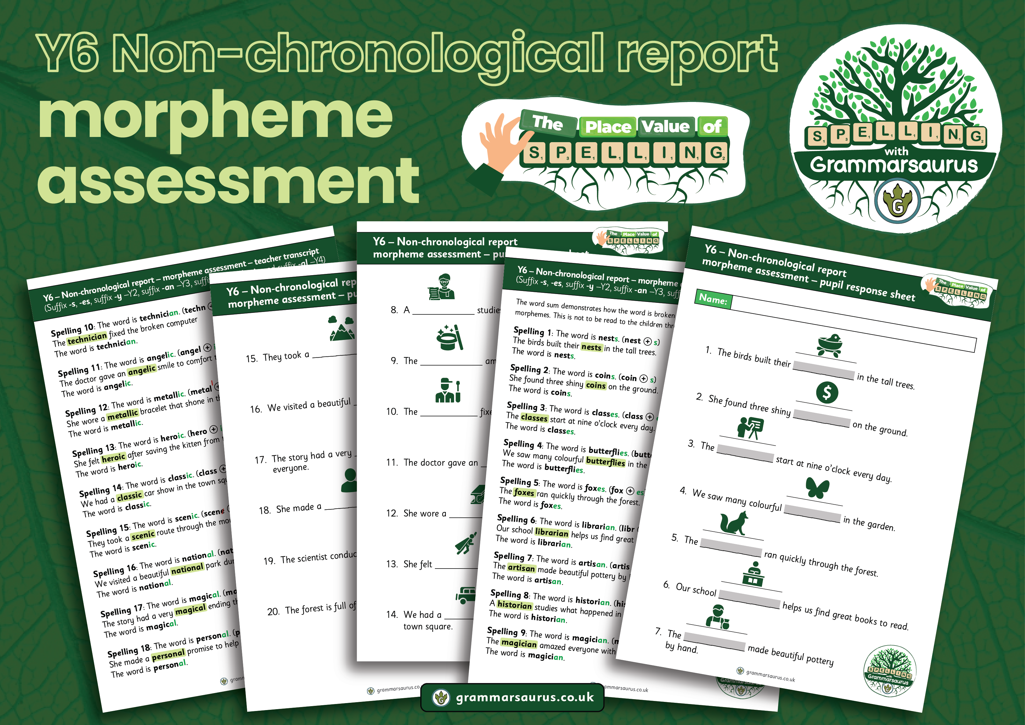 web assessment ad - Grammarsaurus