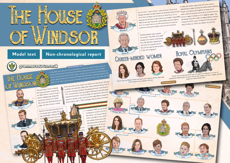 Year 6 Model Text – Non-chronological report – The House of Windsor ...