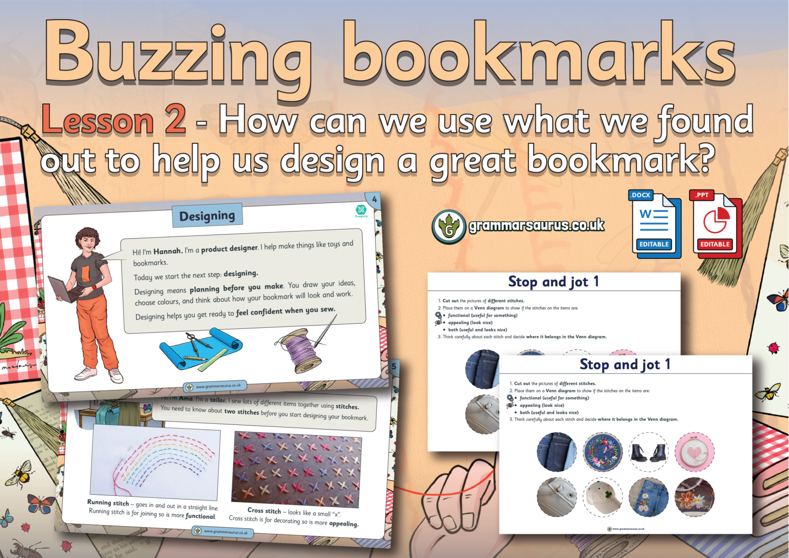 Year 2 - Buzzing bookmarks - How can we use what we found out to help ...
