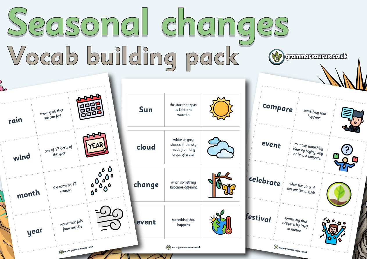 Vocab Building Pack ad - Grammarsaurus