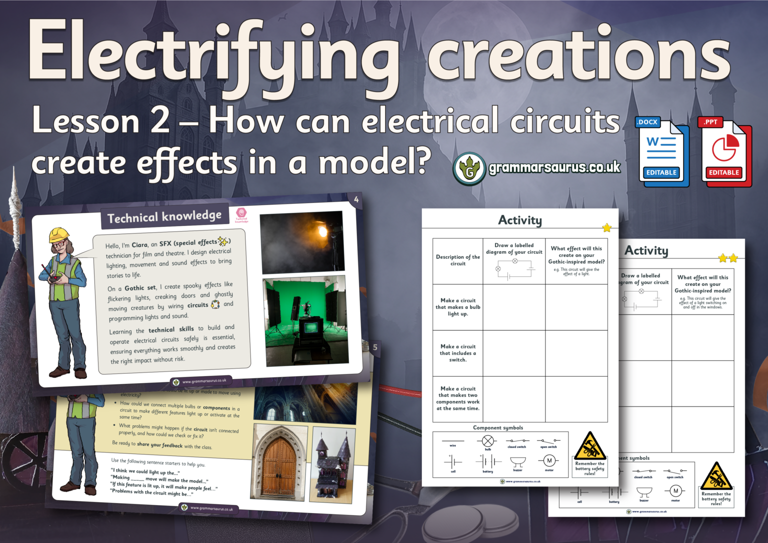 Year 6 - Electrifying Creations - How can electrical circuits create ...