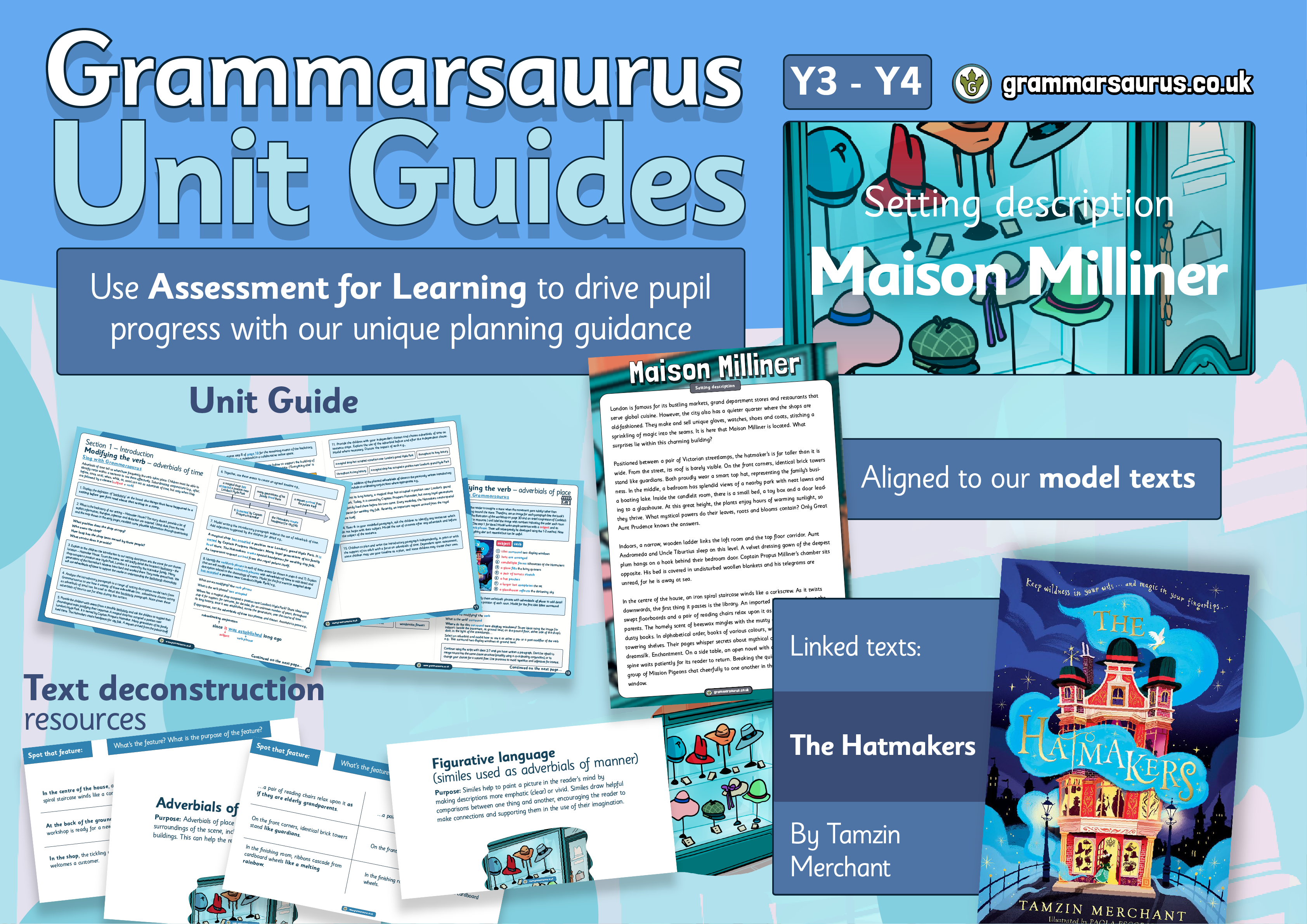 Year 3/4 Unit Guide – Setting Description - Maison Milliner - Grammarsaurus