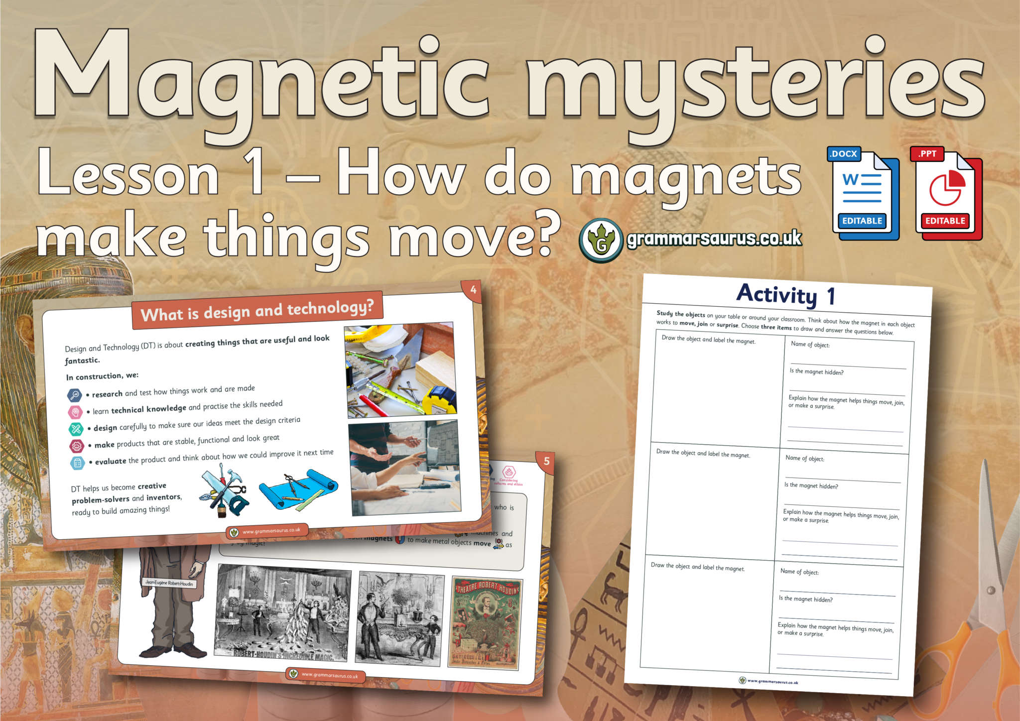 Year 3 - Magnetic mysteries - How do magnets make things move? - Lesson ...