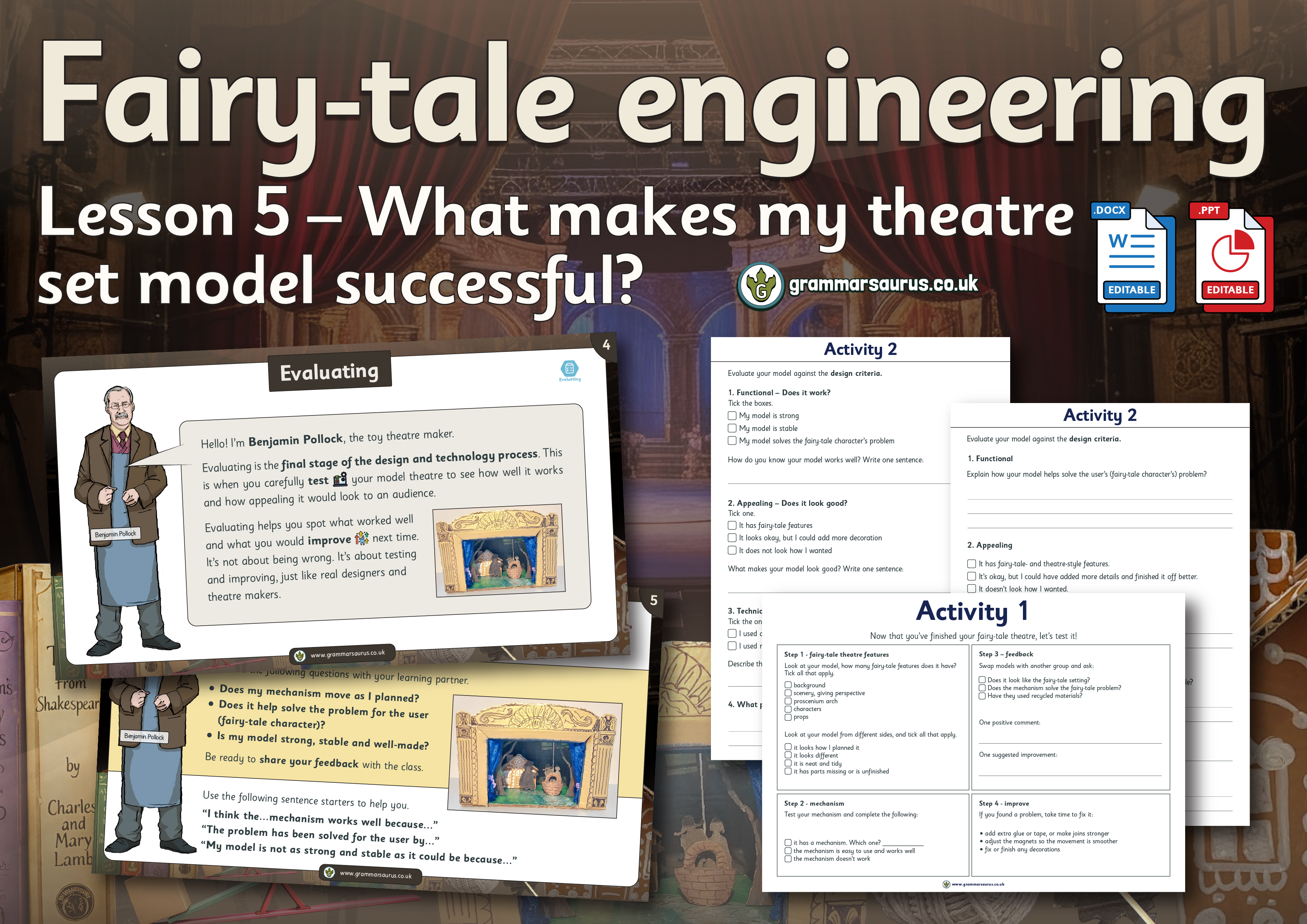 Year 5 - Fairy-tale engineering - How can I design a model of a fairy ...