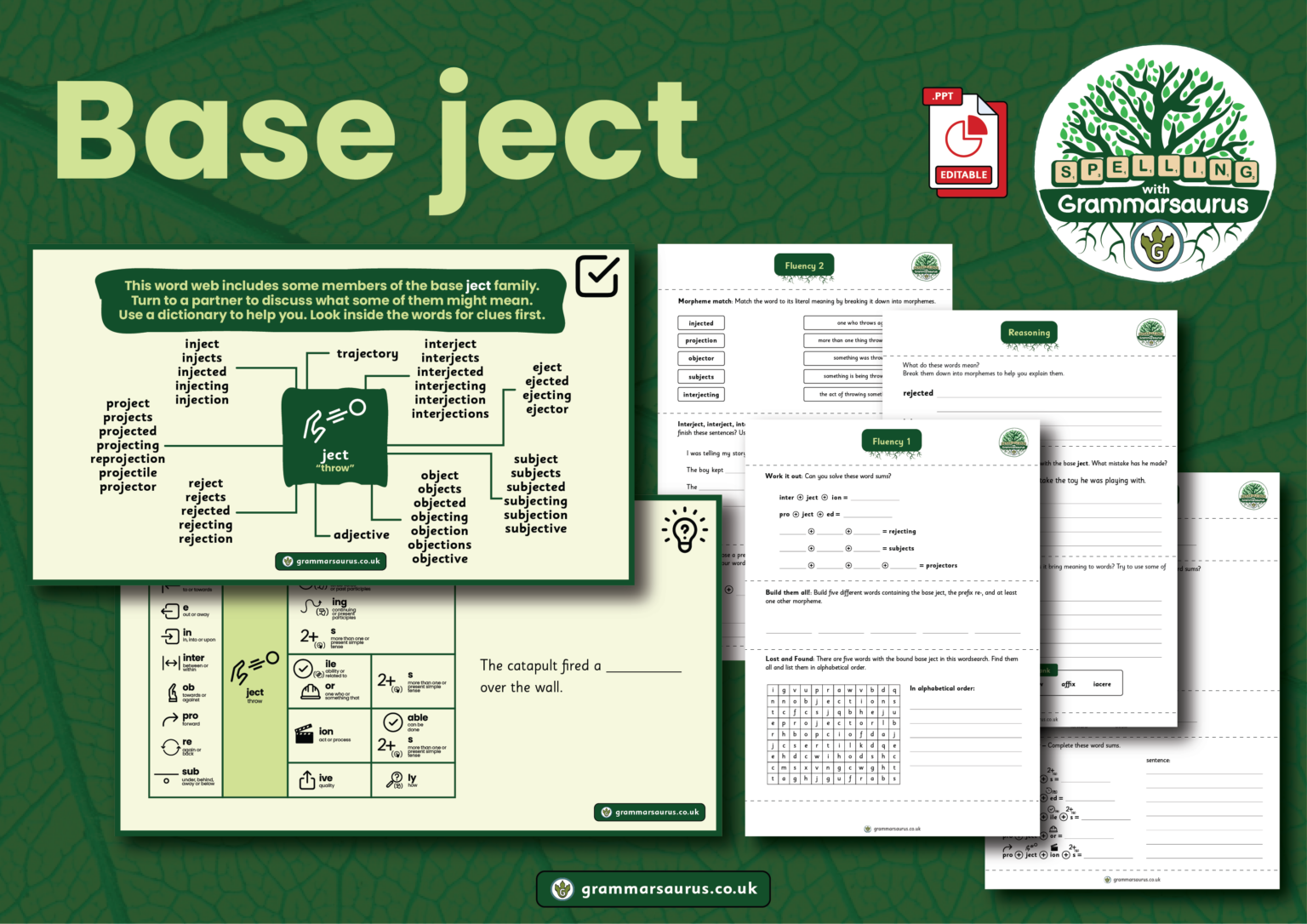 Y3 objective 15 (Base ject) - Grammarsaurus