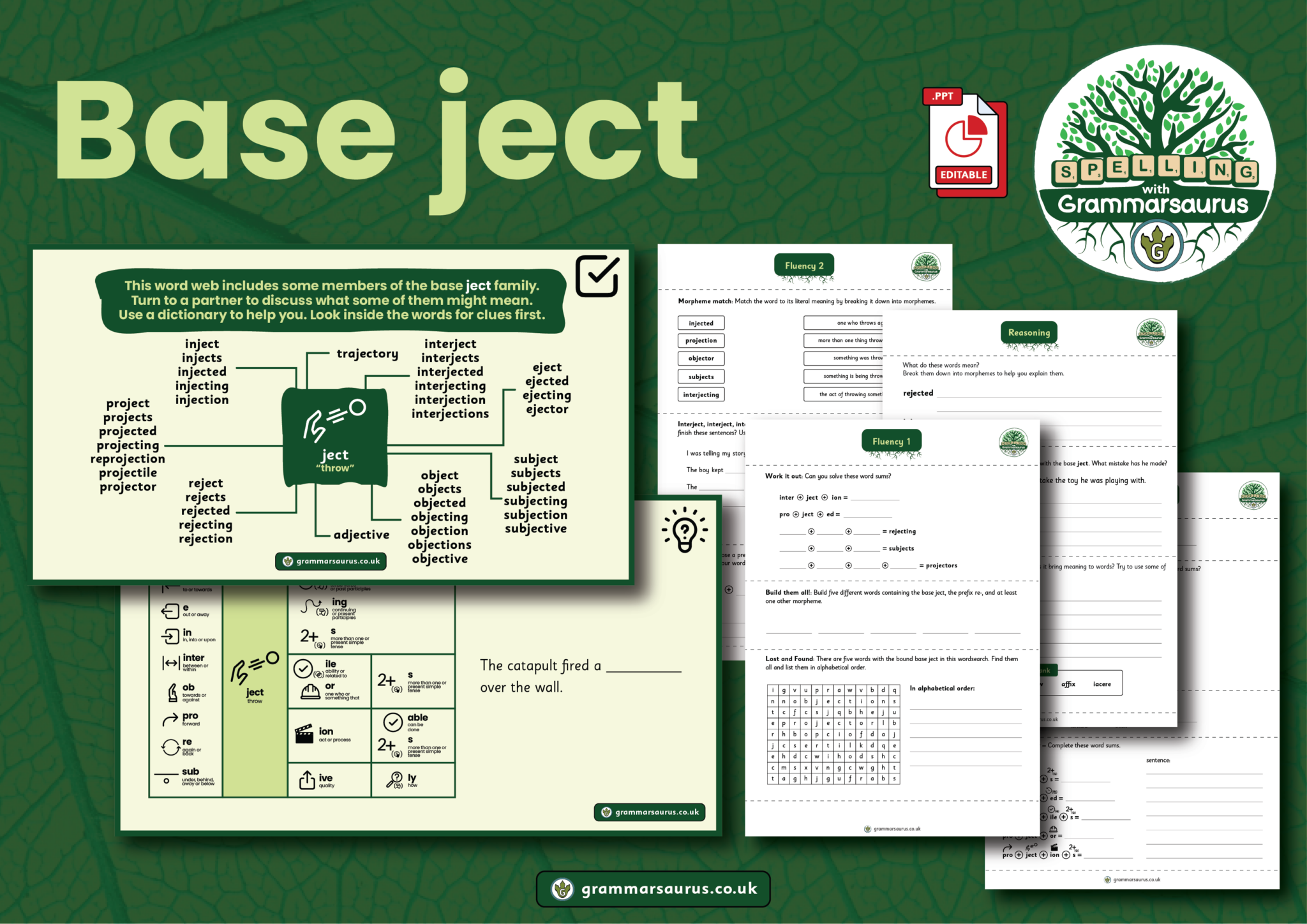 Y3 objective 15 (Base ject) - Grammarsaurus