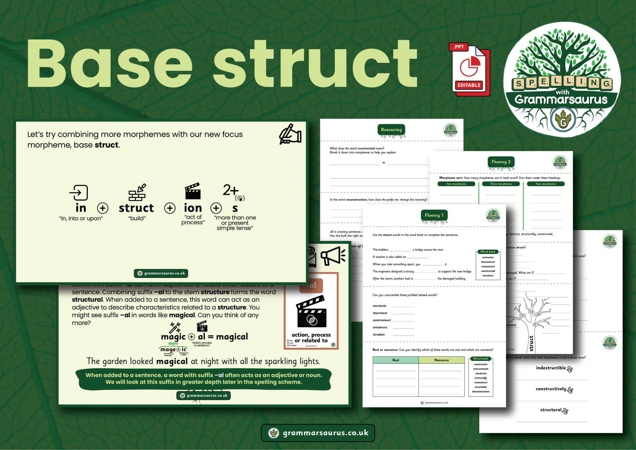 Y3 objective 16 (Base struct) - Grammarsaurus
