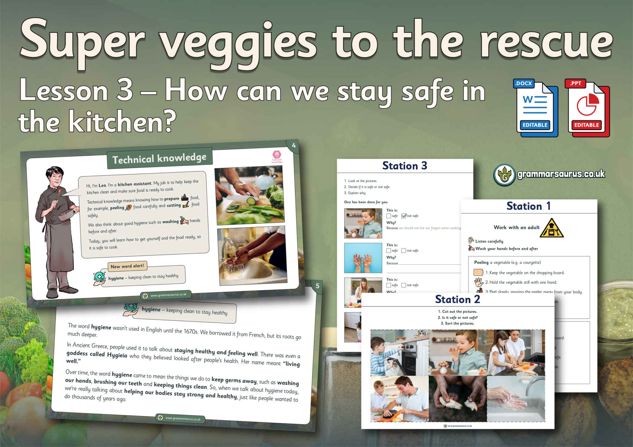 Year 2 - Super Veggies to the Rescue - How can we stay safe in the ...
