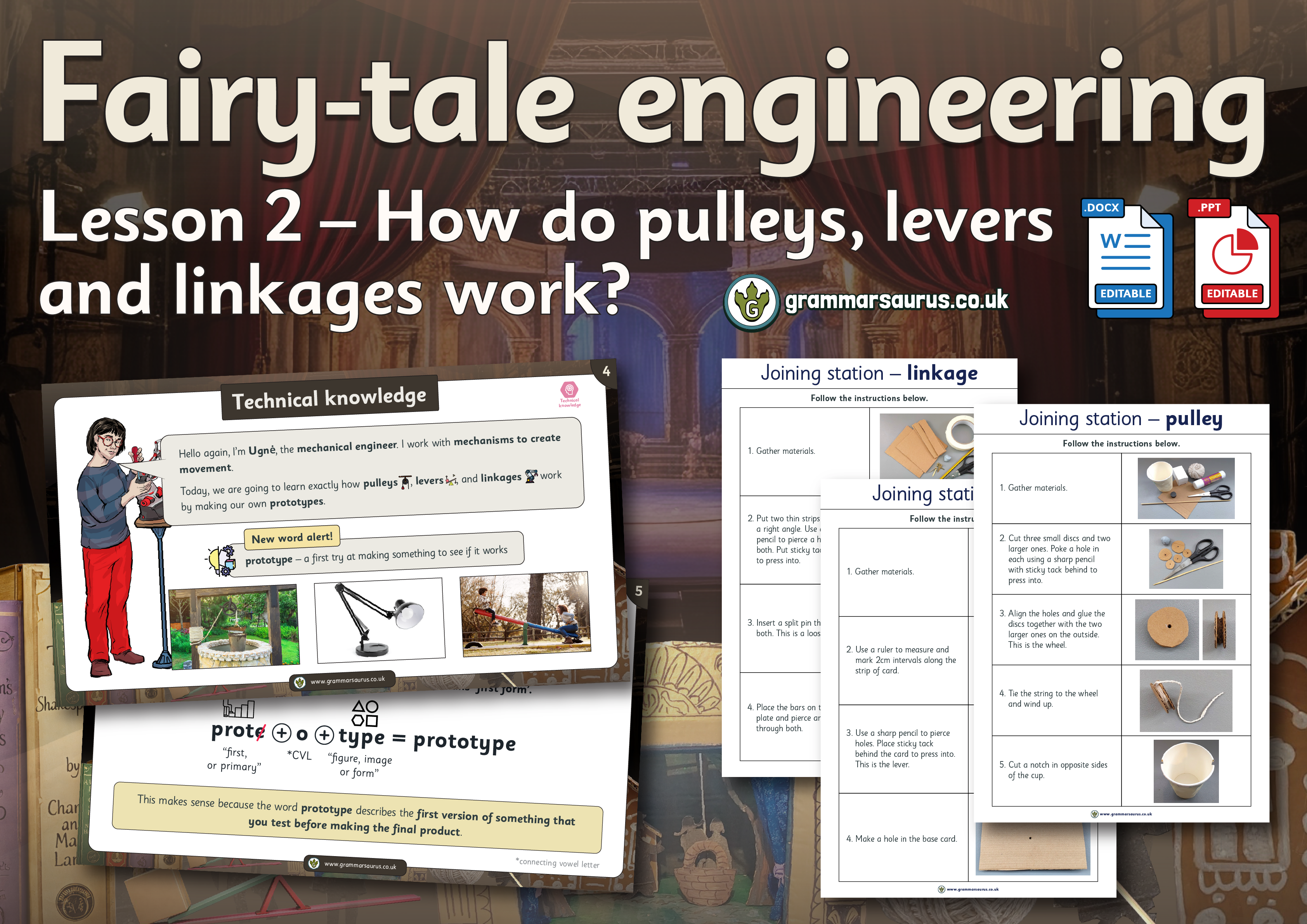 Year 5 - Fairy-tale engineering - How do pulleys, levers and linkages ...
