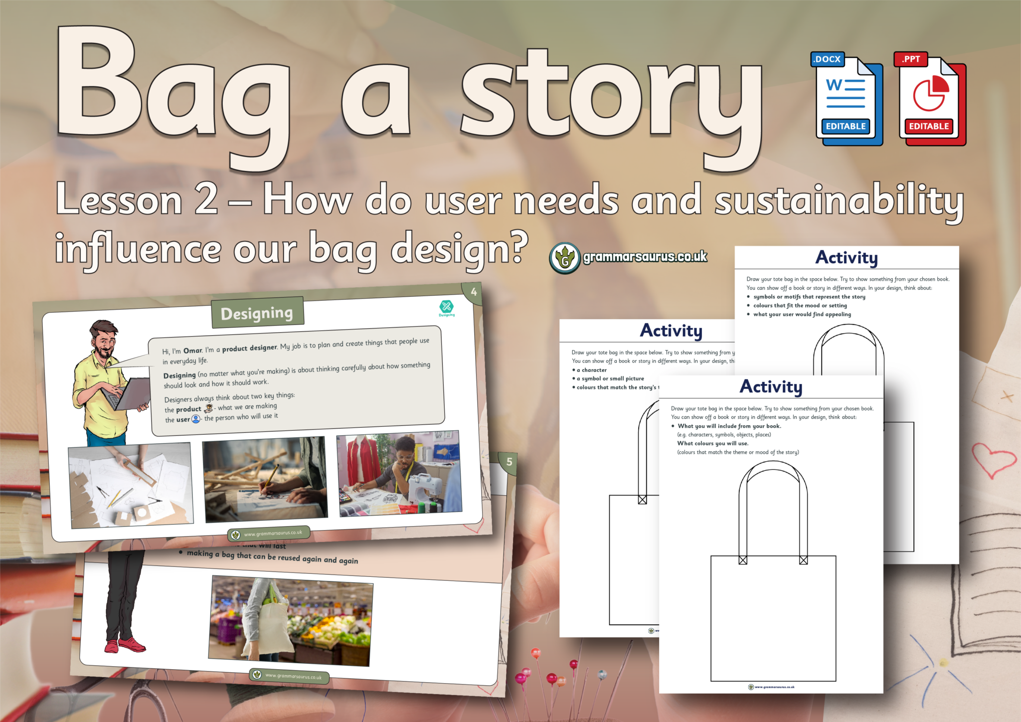 Year 4 Textiles - Bag a Story - How do user needs and sustainability ...