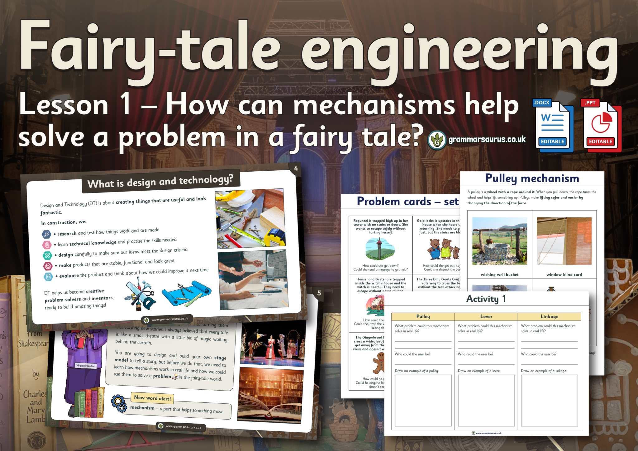 Year 5 - Fairy-tale engineering - How can mechanisms help solve a ...