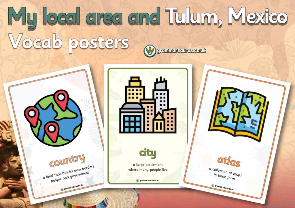 Year 2 Geography – My Local Area and Tulum, Mexico – Vocab posters ...