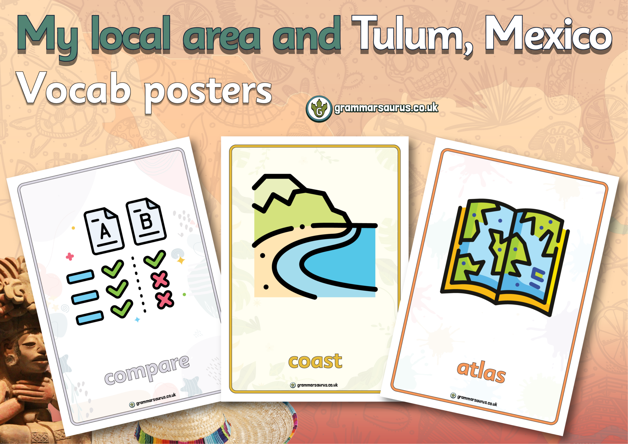 Year 2 Geography – My Local Area and Tulum, Mexico – Vocab posters ...
