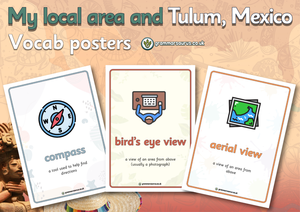 Year 2 Geography – My Local Area and Tulum, Mexico – Vocab posters ...