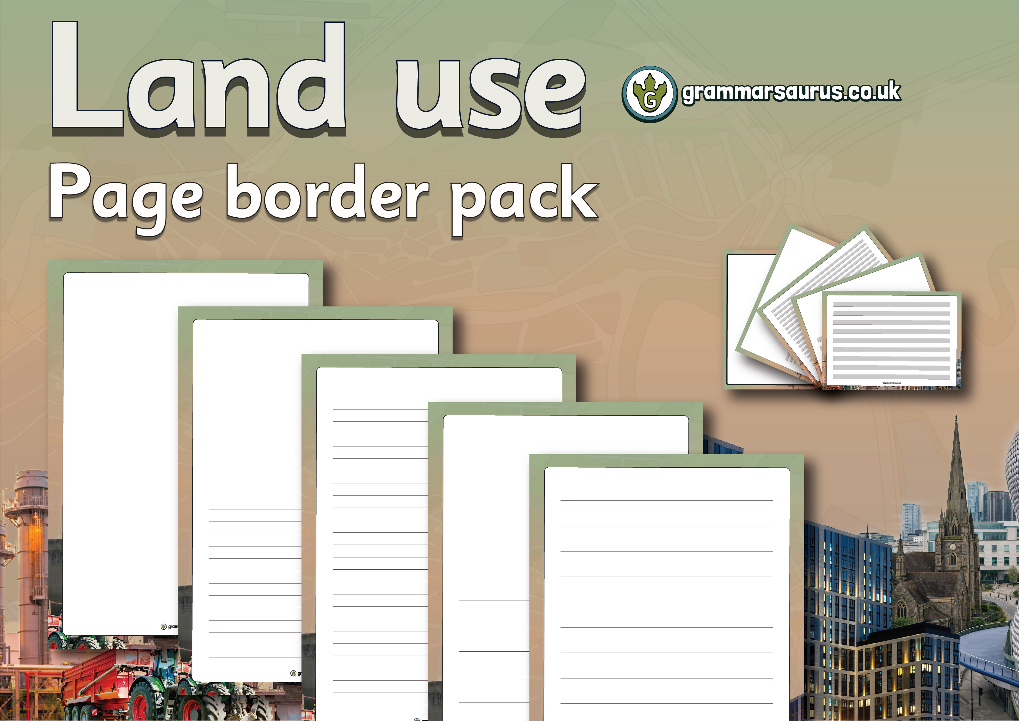 Year 3 Geography – Land use (Fieldwork unit) – Page border pack ...