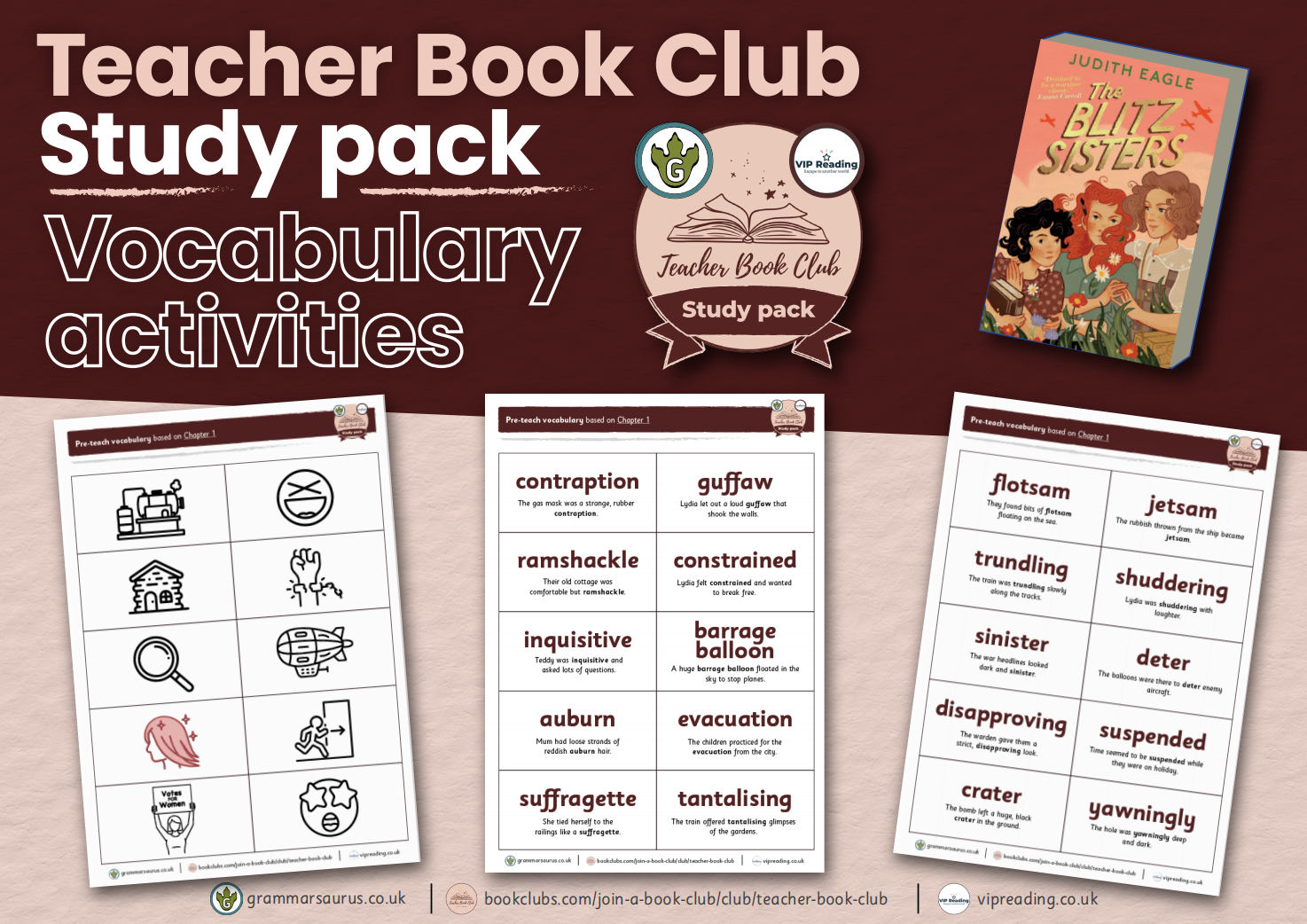 Teacher Book Club – The Blitz Sisters - Judith Eagle - Vocabulary ...