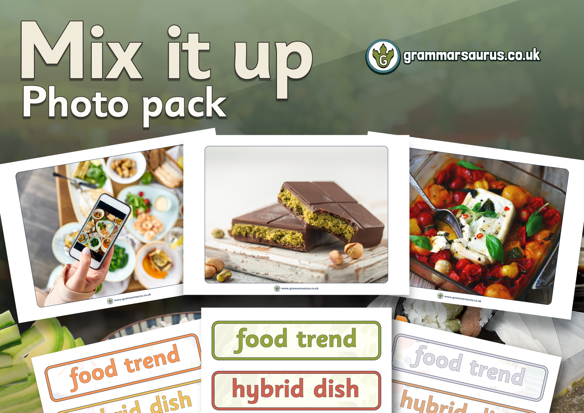 Year 6 – Mix it up – Photo pack - Grammarsaurus