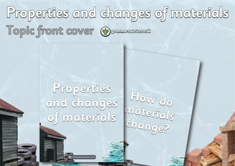 Year 5 Science - Properties and changes of materials – Topic front ...