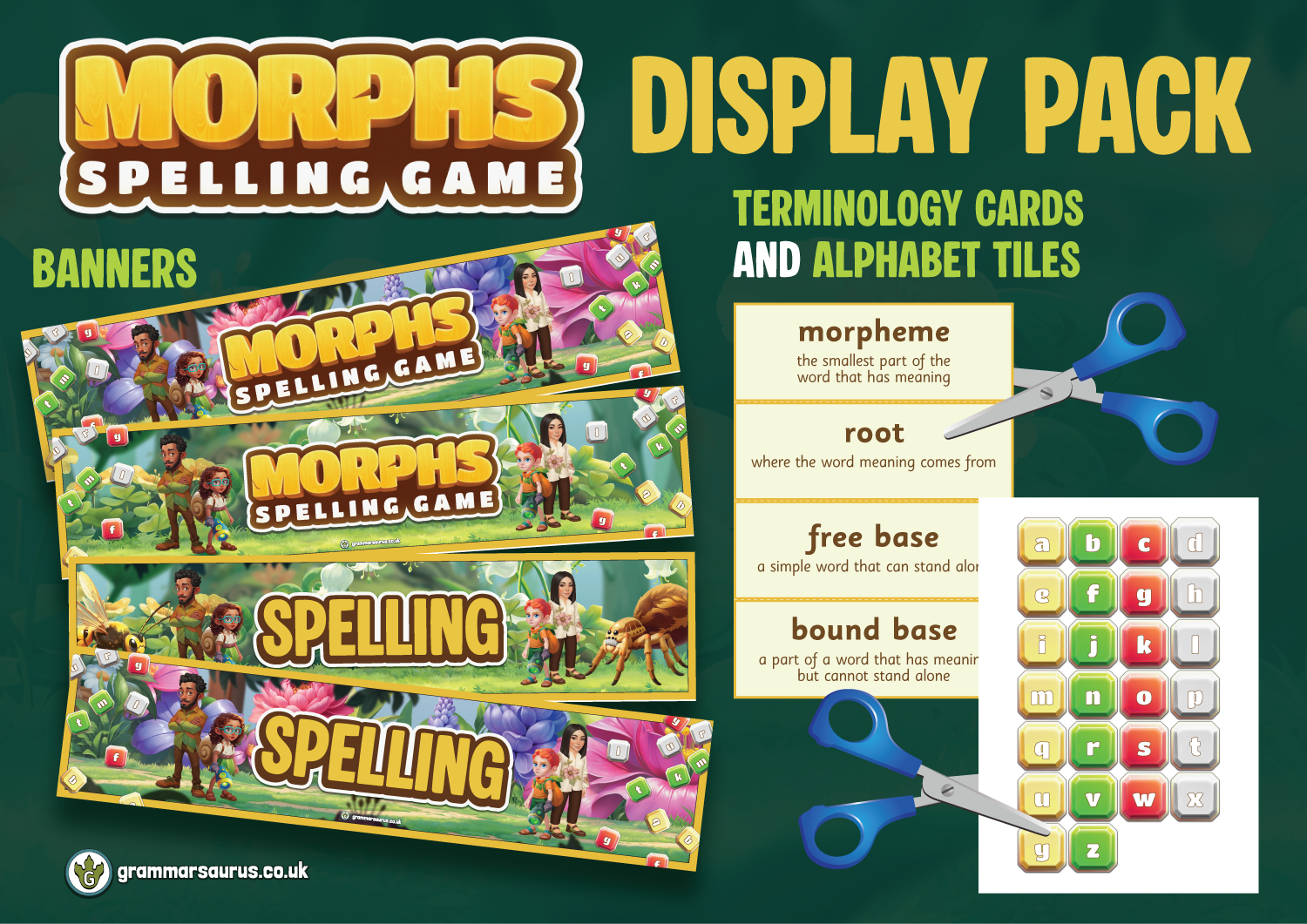Morphs Display Pack - Grammarsaurus