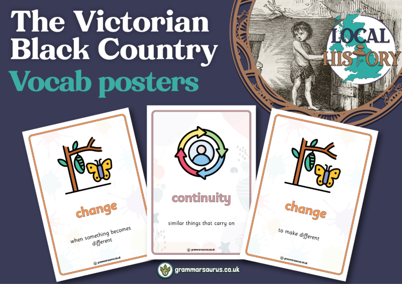 KS1 Local history - The Victorian Black Country - Vocab posters ...