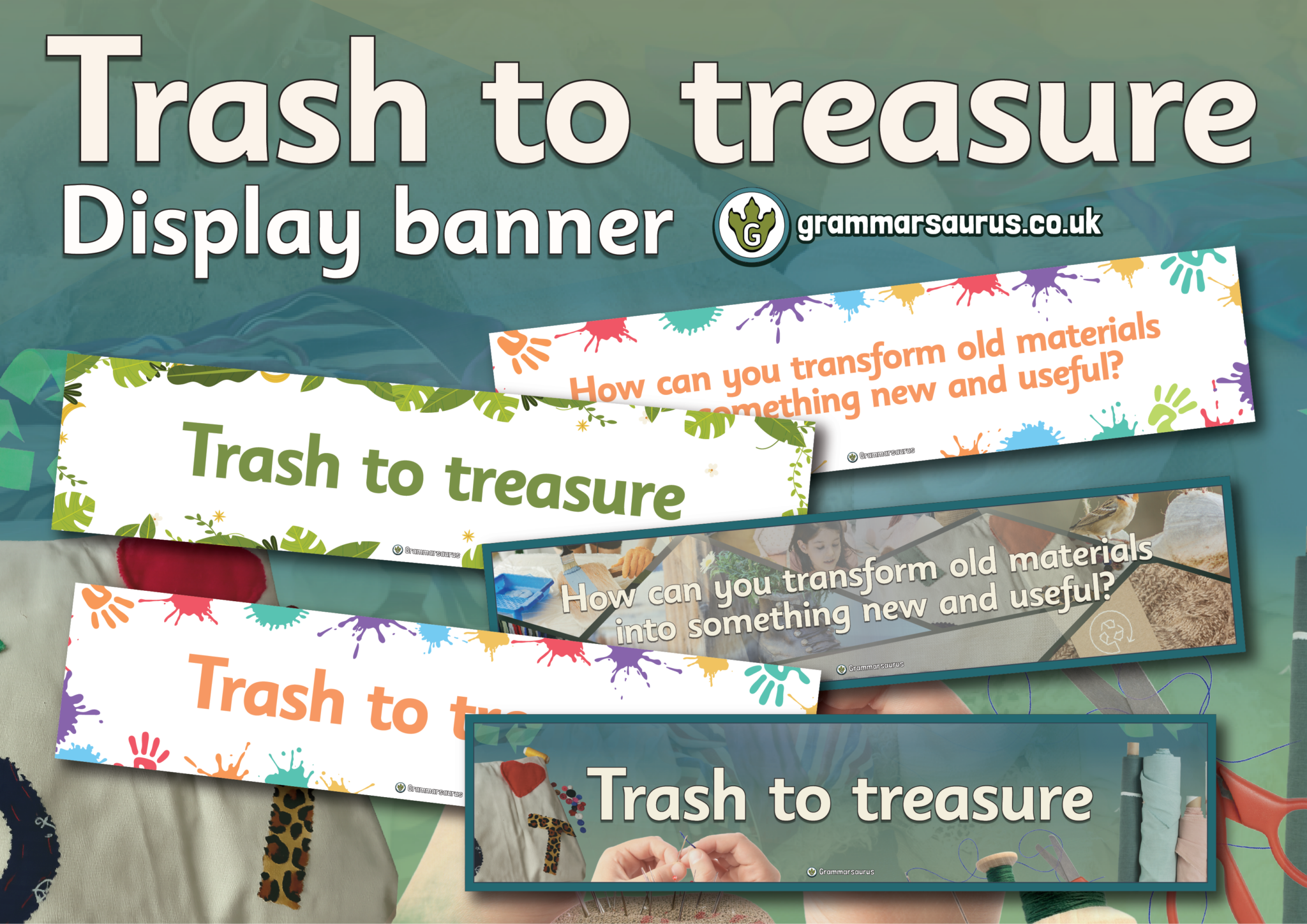 display banner ad - Grammarsaurus