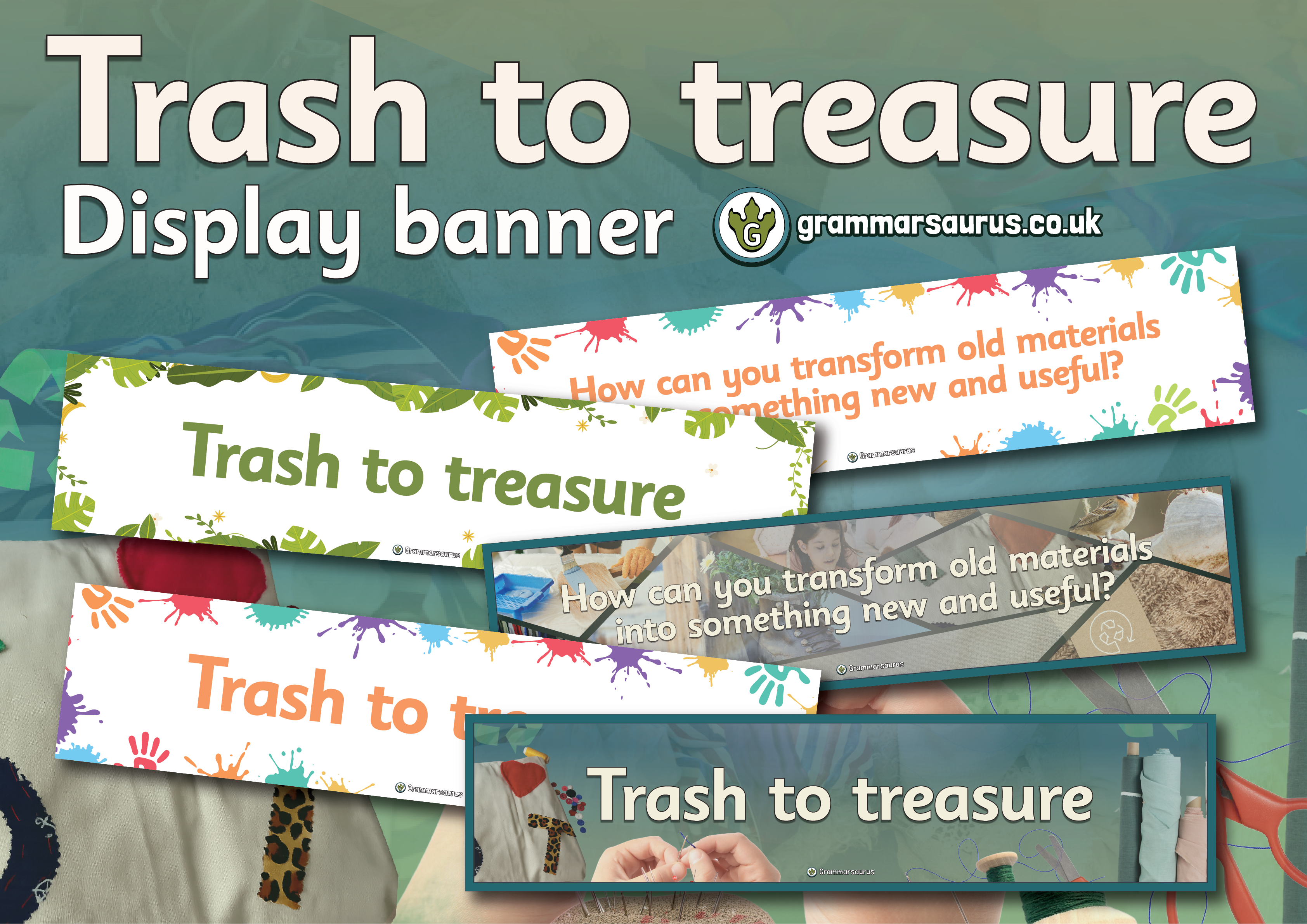 display banner ad - Grammarsaurus