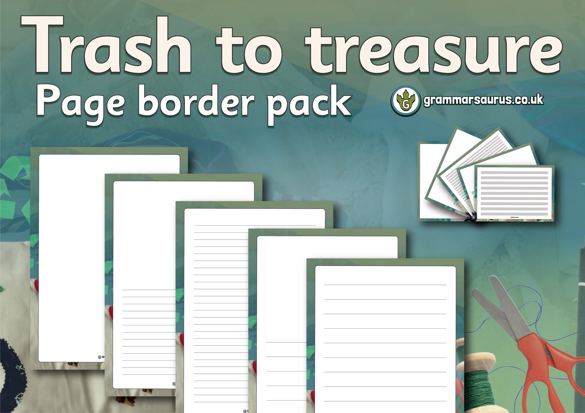 page border pack ad - Grammarsaurus