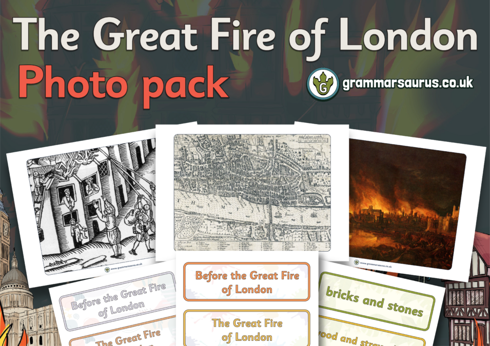 KS1 History – The Great Fire of London – Photo pack - Grammarsaurus