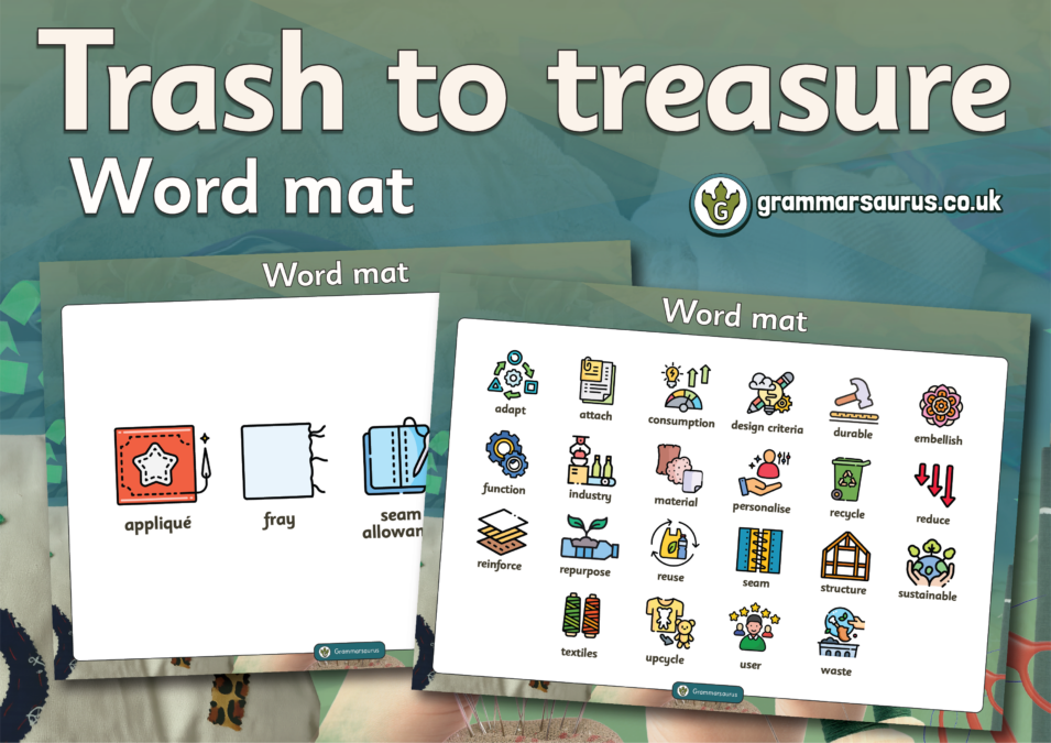 word mat ad - Grammarsaurus
