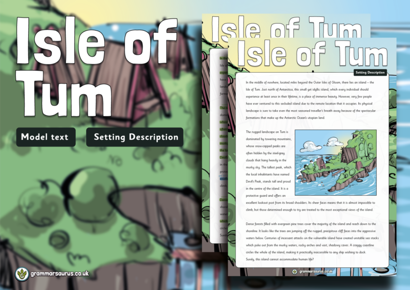 Year 5 Model Text – Setting description – Isle of Tum ( gbsct P5 ...