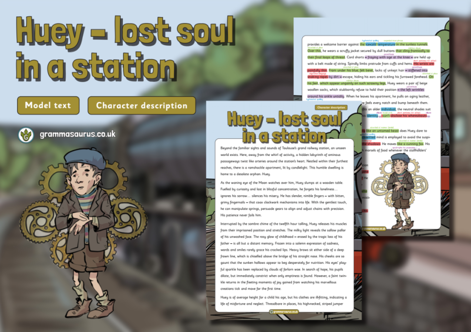 Year 5 Model Text – Character description – Huey ( gbsct P5 , Grade 4 ...
